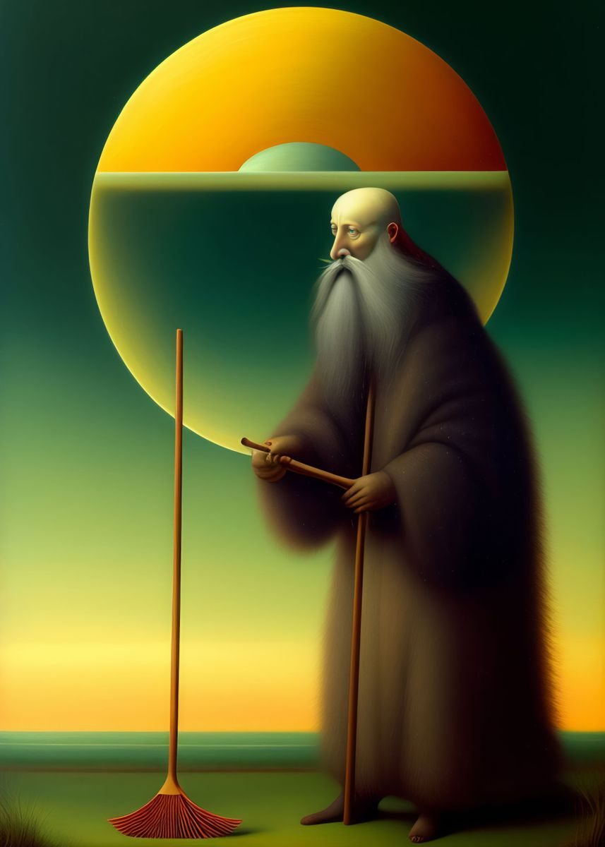 'Surreal characters monster' Poster, picture, metal print, paint by NAMA | Displate