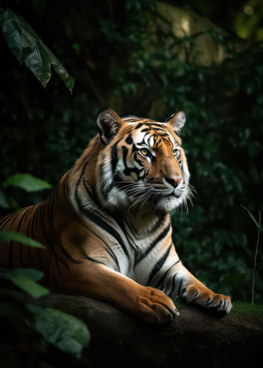 'Regal tiger' Poster, picture, metal print, paint by Zooscape Wildlife ...