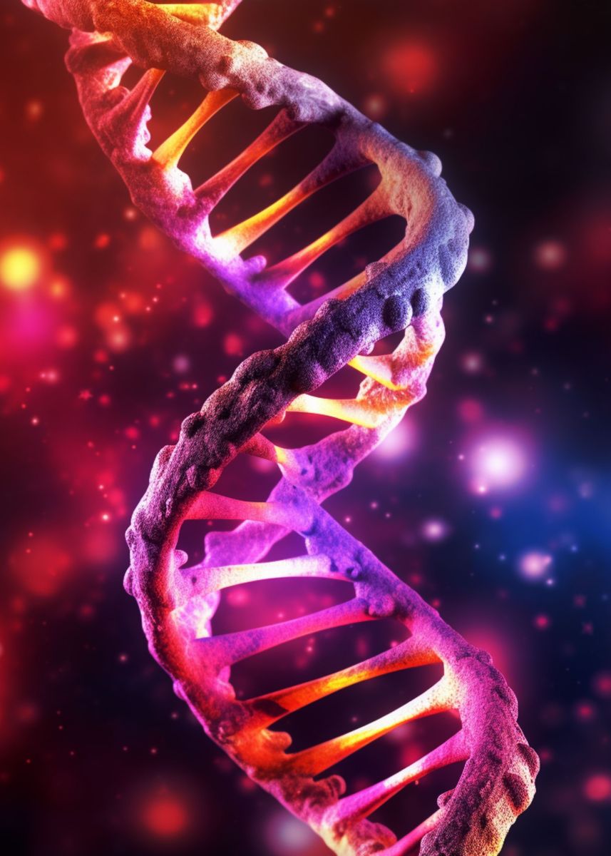 'Human DNA III' Poster by Daniel Tan | Displate