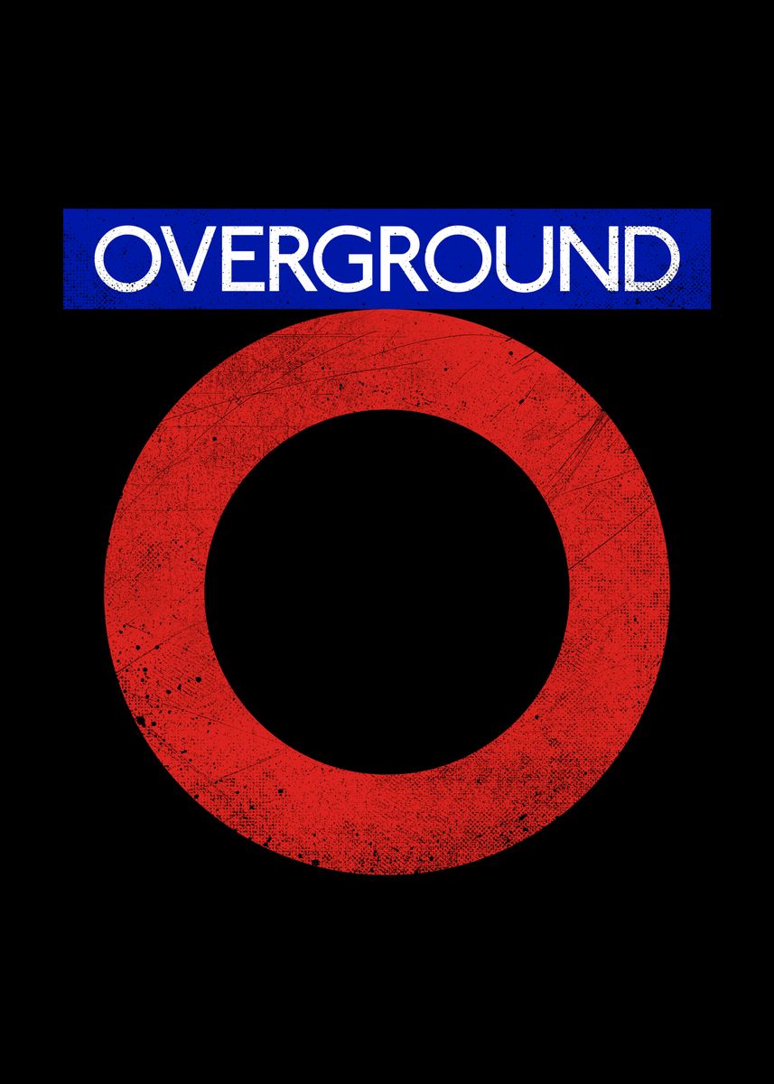 'Overground' Poster, picture, metal print, paint by rocket man | Displate