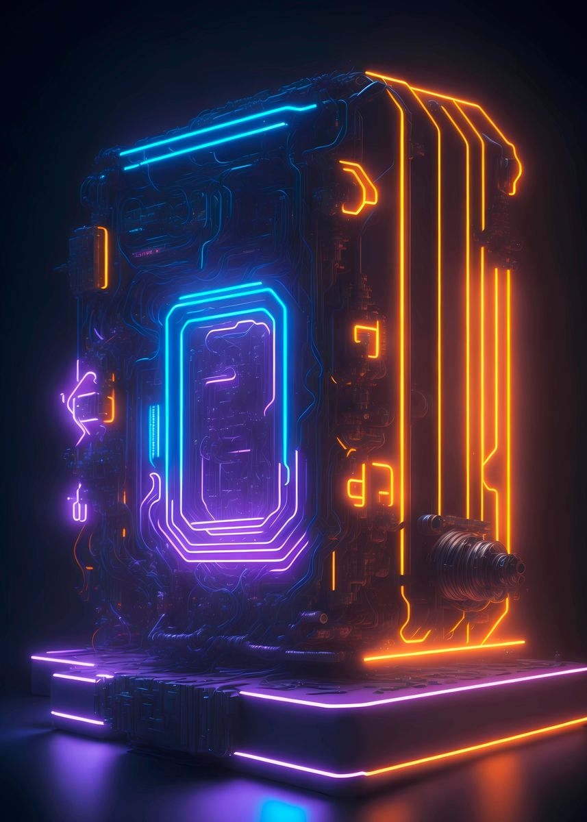 'Gaming Computer' Poster, picture, metal print, paint by ColorMe ...