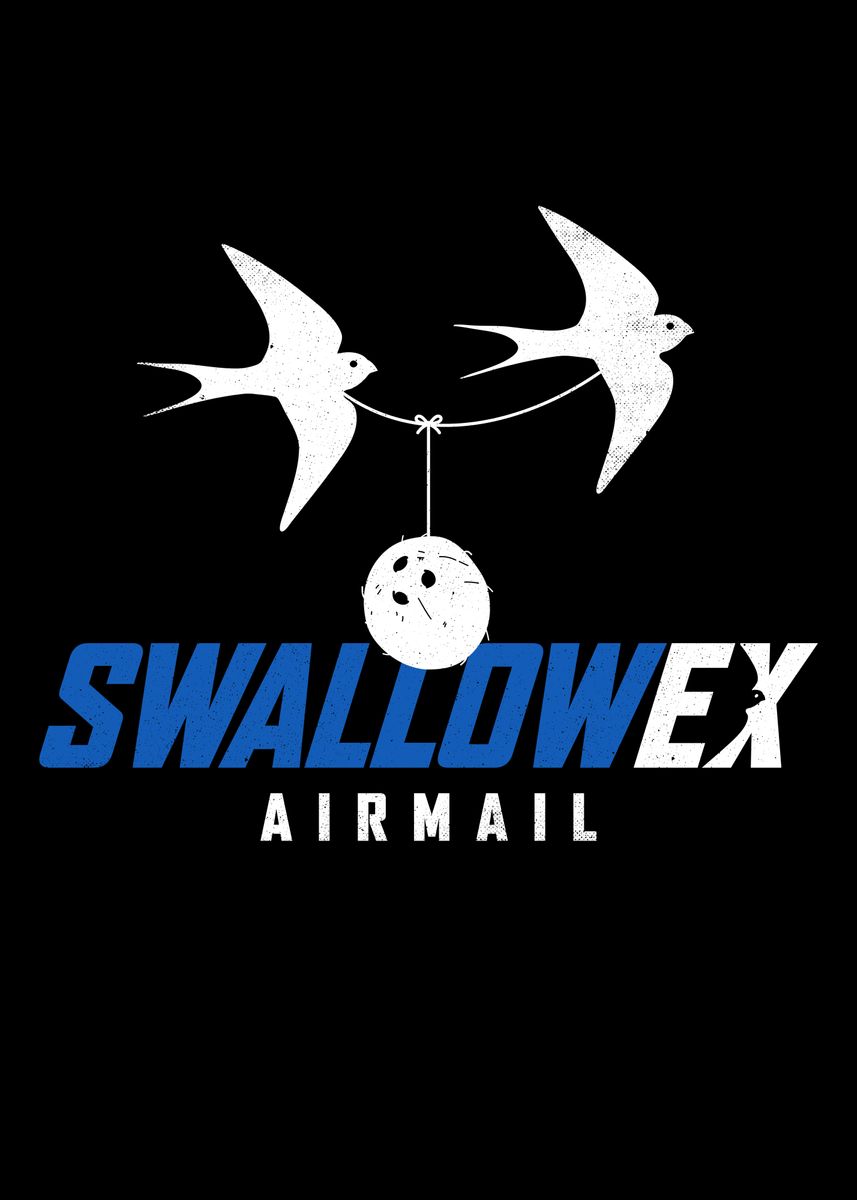 'Swallow Ex' Poster, picture, metal print, paint by rocket man | Displate