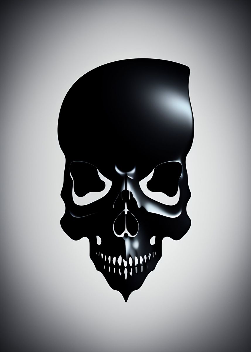 'skeleton' Poster, picture, metal print, paint by PLUOCK KOK | Displate