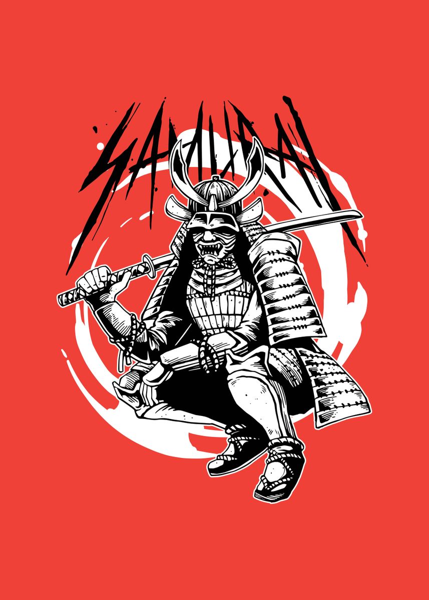 'Samurai Warrior' Poster, picture, metal print, paint by Anima Art ...