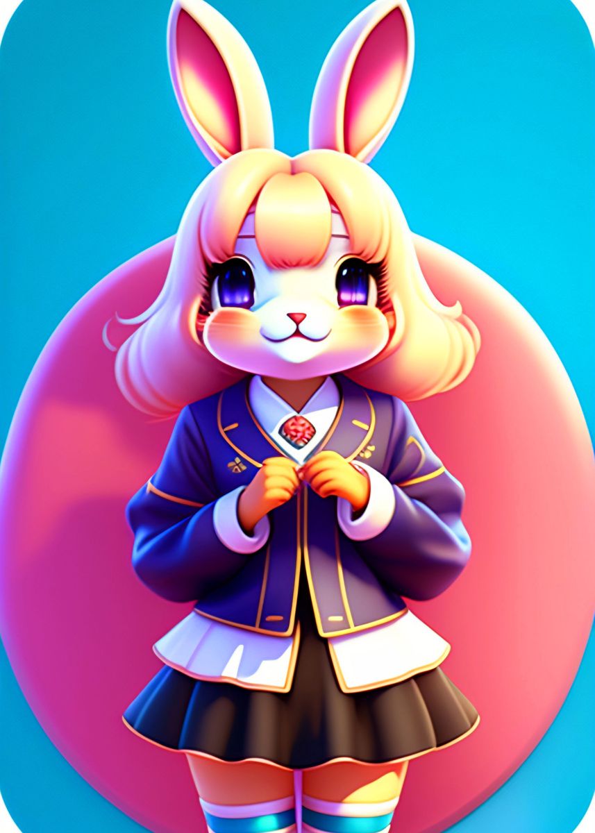 'DOE ' Poster, picture, metal print, paint by LuckStory | Displate