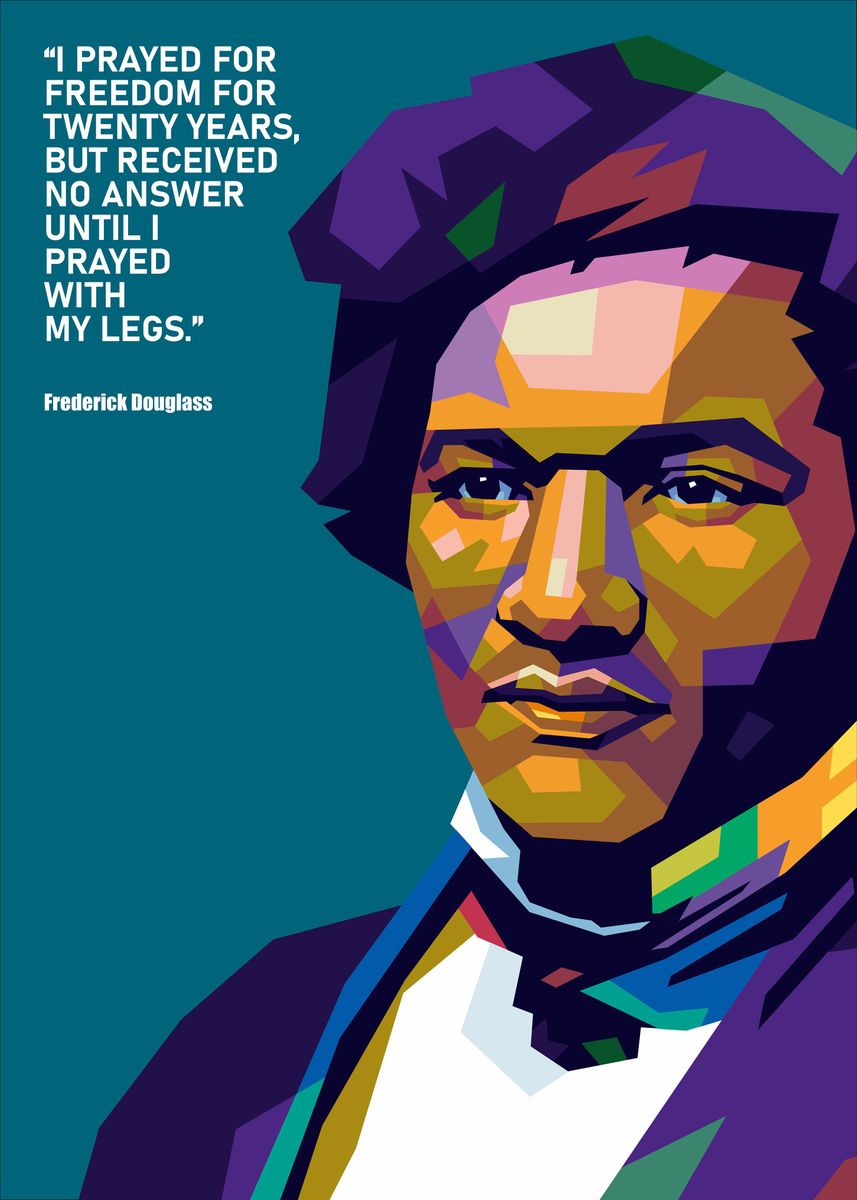 'Frederick Douglass' Poster, picture, metal print, paint by Erick Sato ...