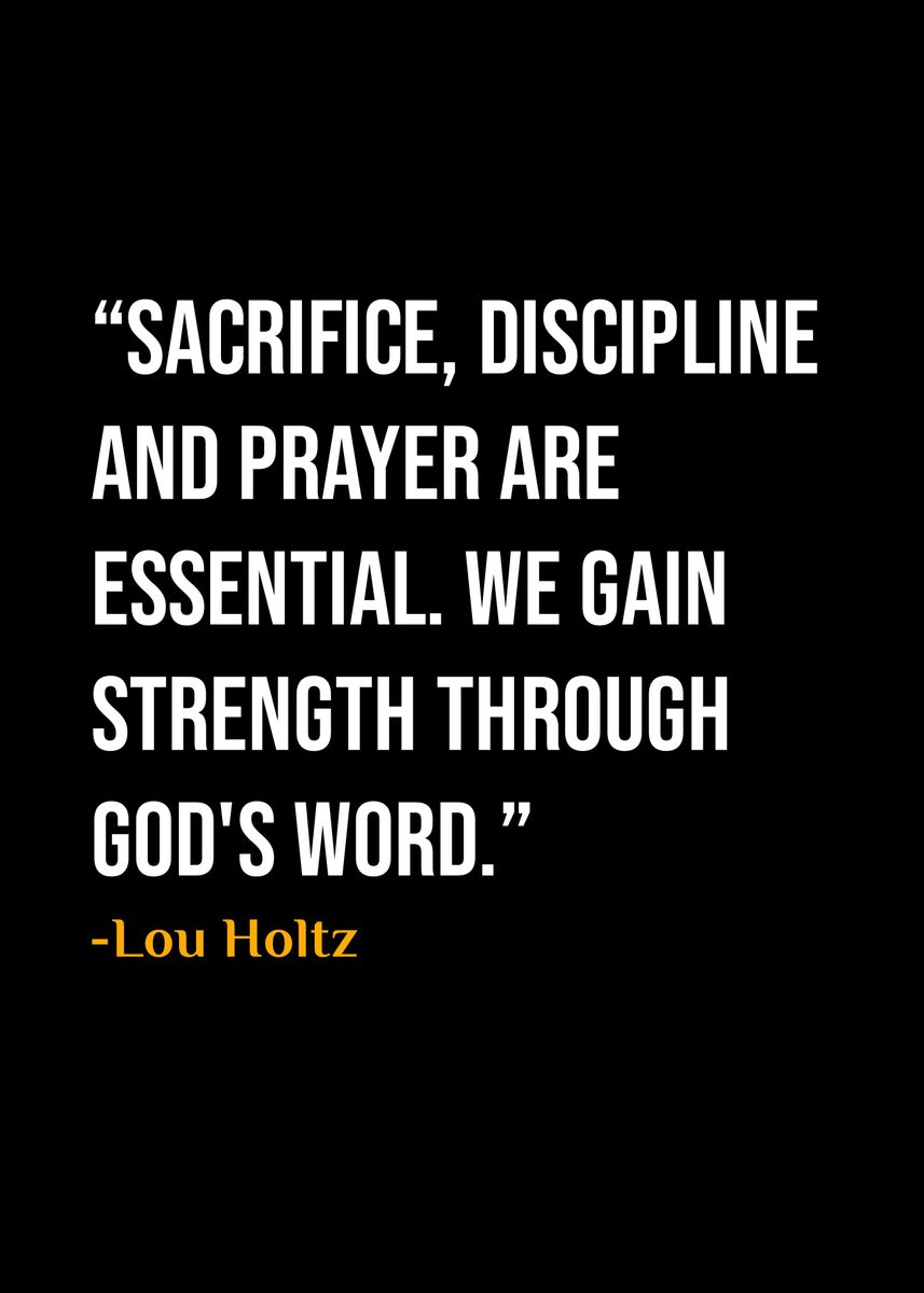 'Lou Holtz Quote ' Poster, picture, metal print, paint by DIMS | Displate