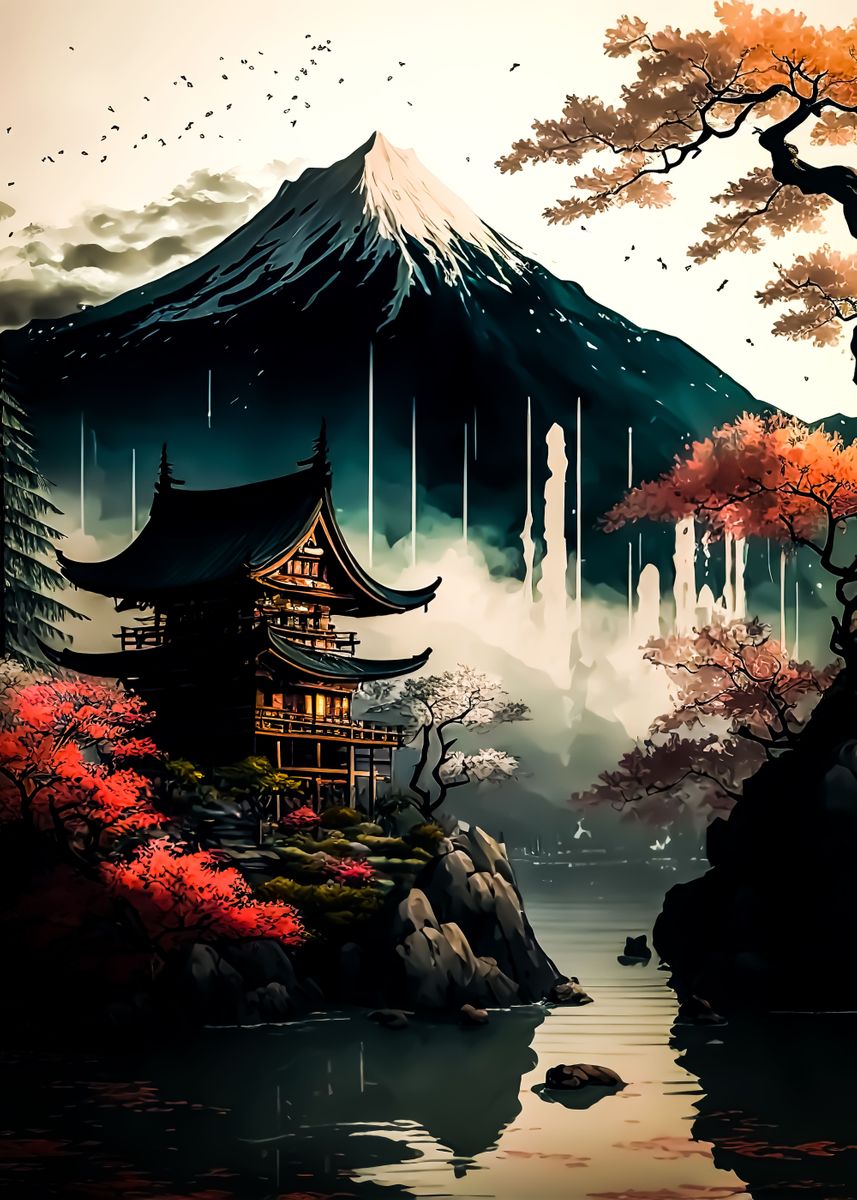 Traditional Japanese Landscape Art Traditional Japanese Landscape Art