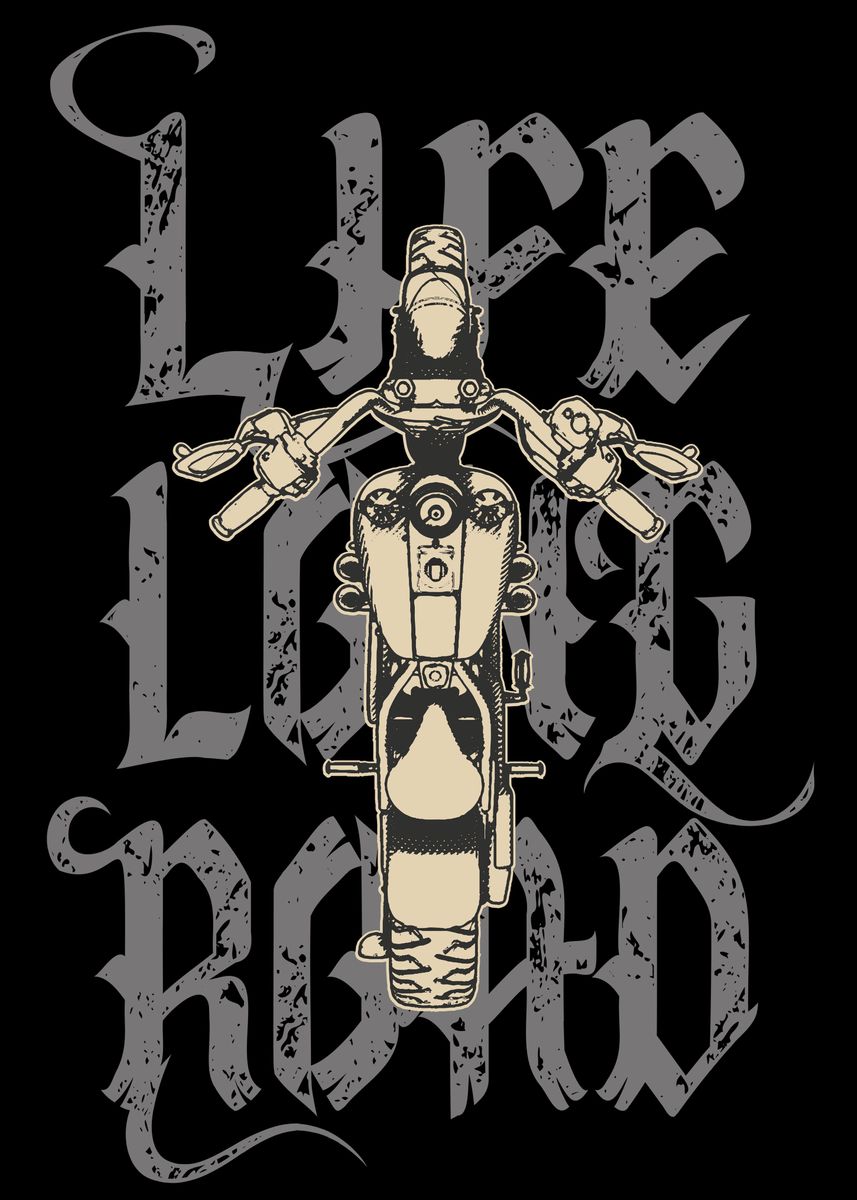 'Life Long Road' Poster, picture, metal print, paint by Blackman Studio ...