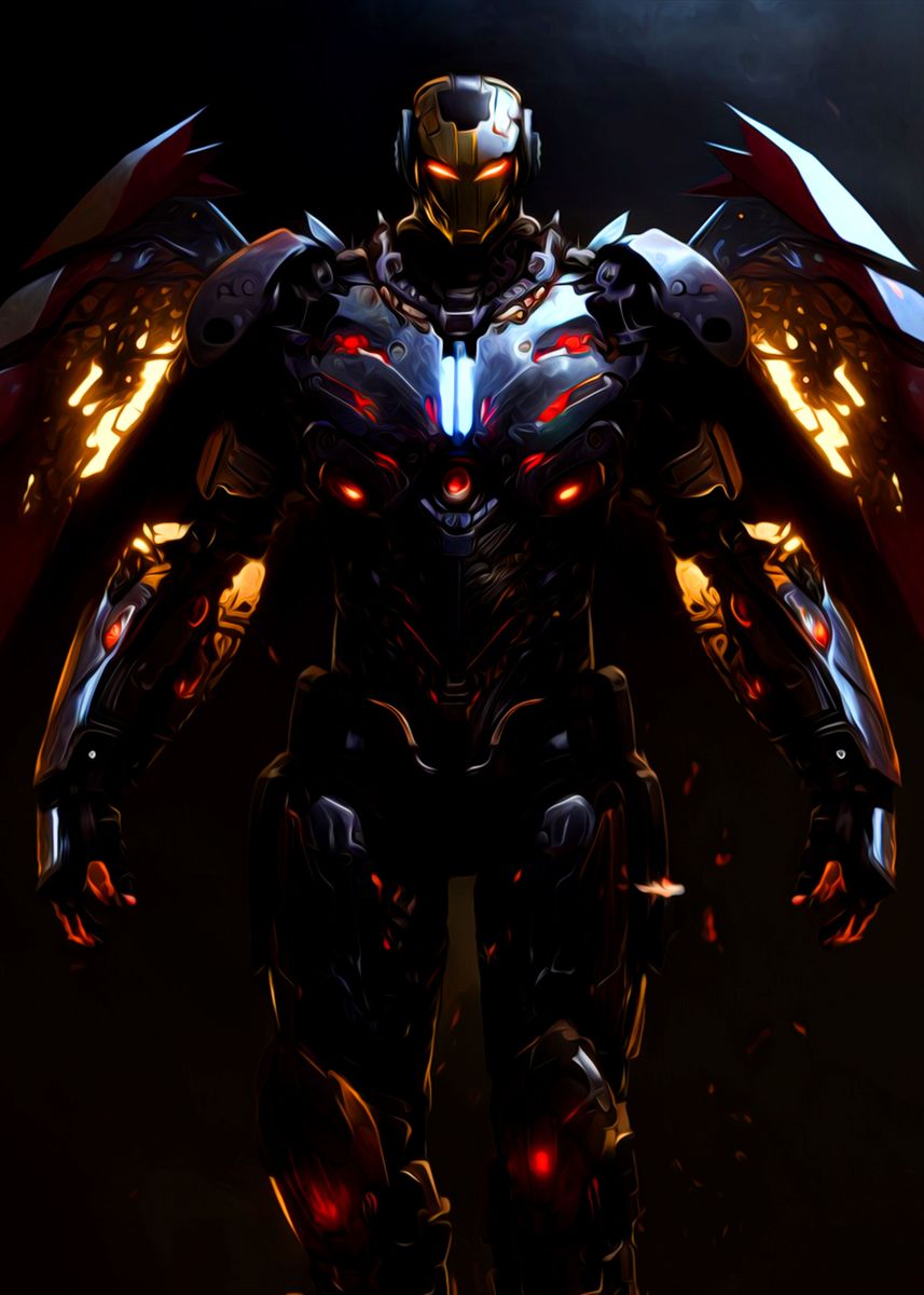 'Super hero with armor' Poster by khoa doan | Displate