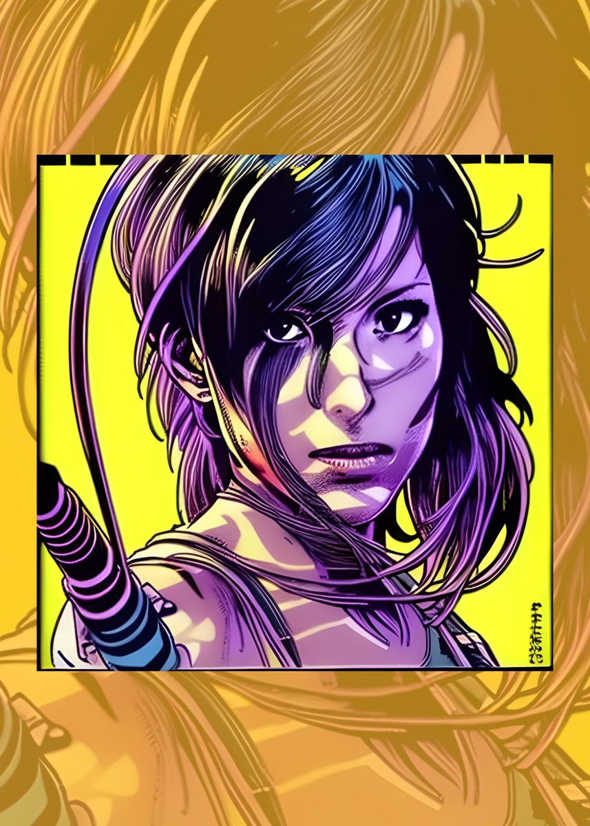 'Tomb Raider Chara' Poster, picture, metal print, paint by Restu Ibu ...