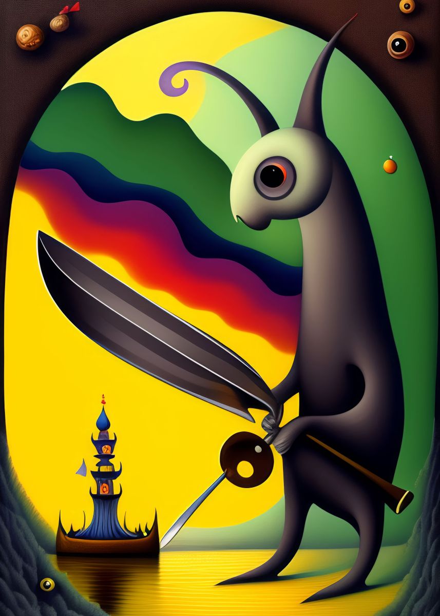 'Anthropomorphic monster' Poster by NAMA | Displate