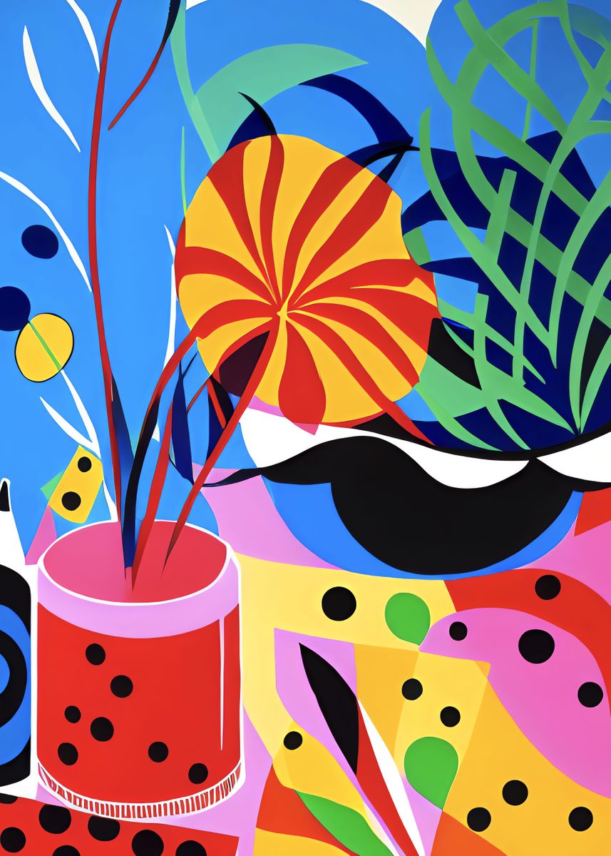 'Still Life Collage' Poster, picture, metal print, paint by ...