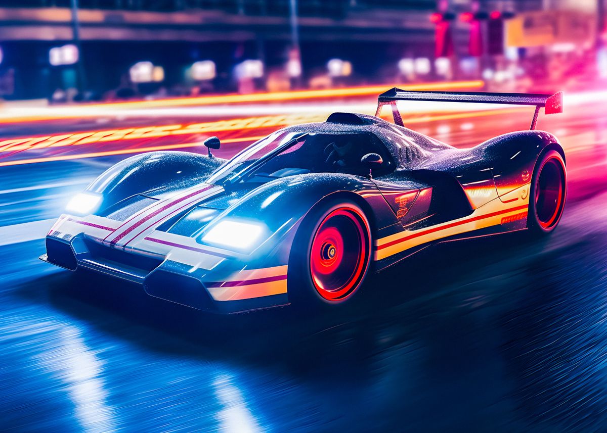 'Concept super car Fedora' Poster by Alan Frijns | Displate