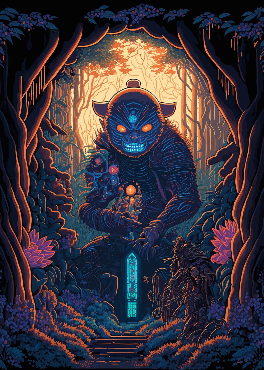 'Japanese anime cartoon' Poster, picture, metal print, paint by ...