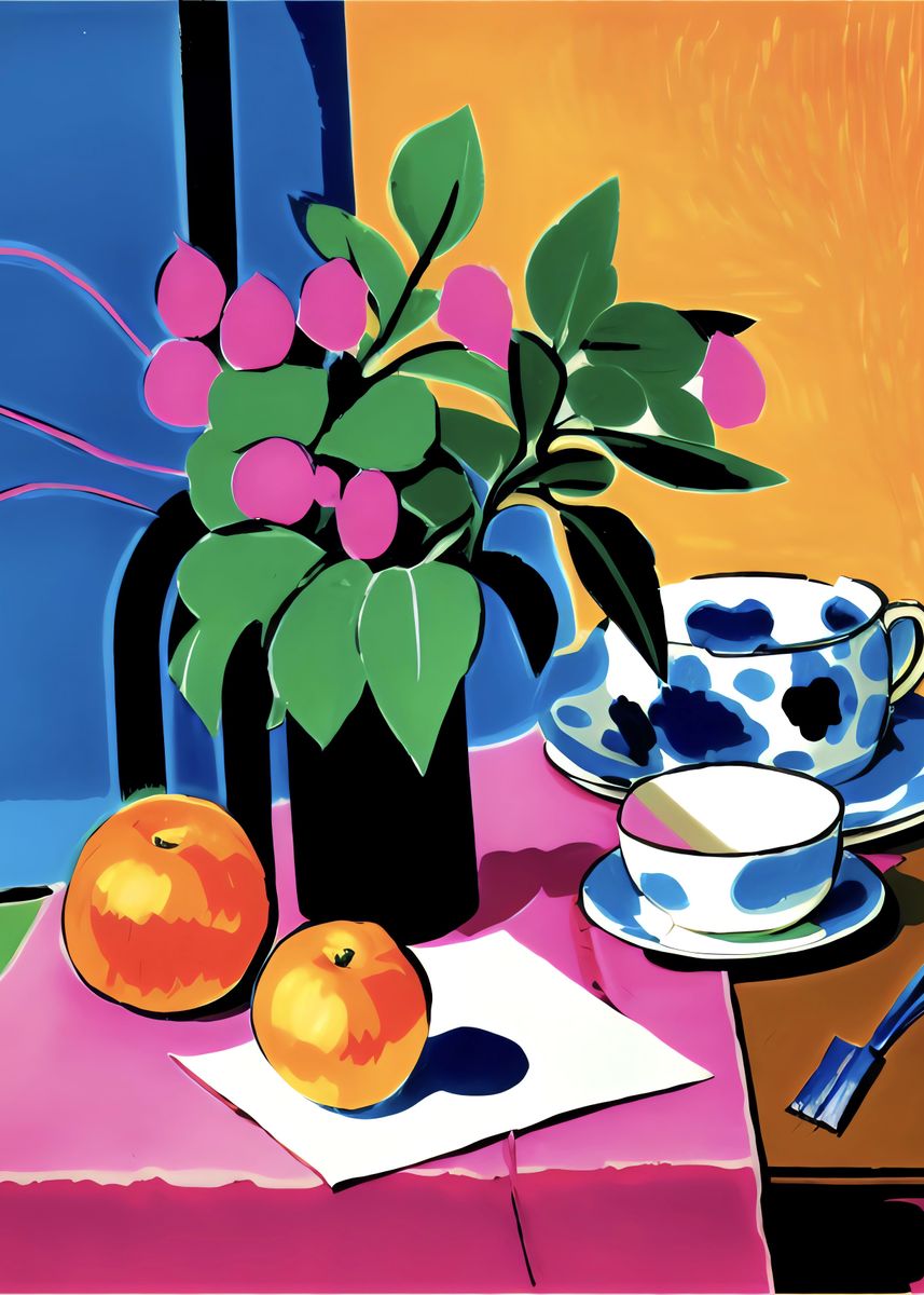 'Artsy Still Life' Poster, picture, metal print, paint by ...