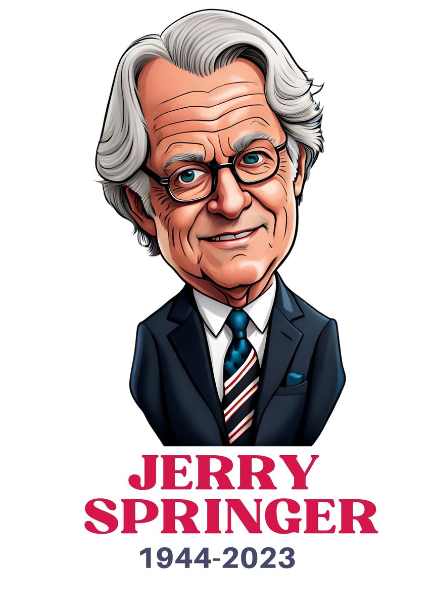 'Charicature jerry springer' Poster by thoif mandala | Displate