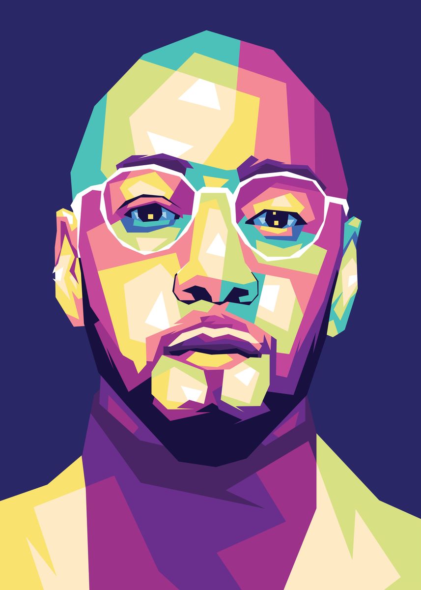 'Swizz Beatz in wpap style' Poster, picture, metal print, paint by Fino ...
