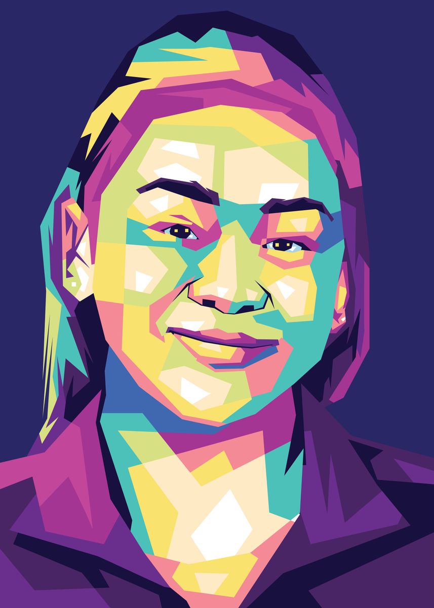 'Sunisa Lee' Poster, picture, metal print, paint by Fino Grande | Displate