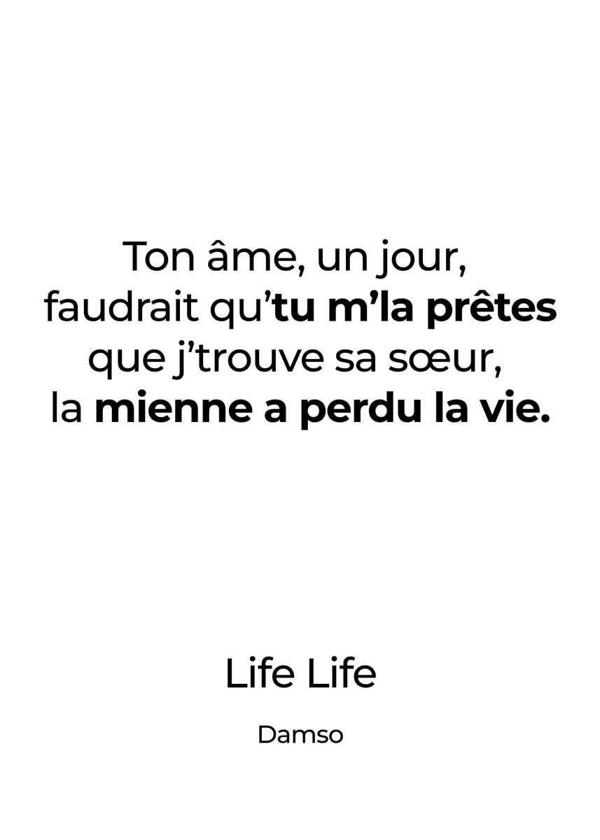 'Damso Poster Affiche' Poster, picture, metal print, paint by Jimmy ...