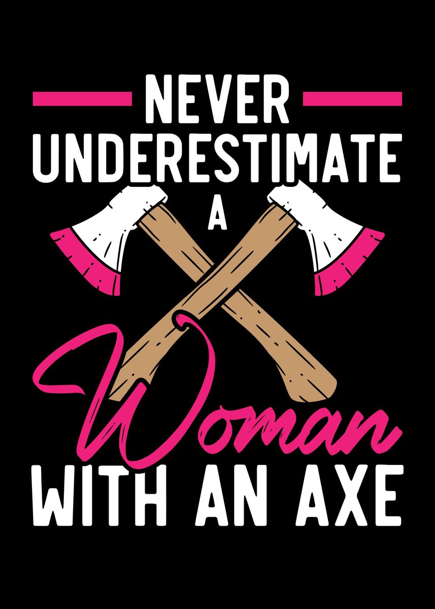 'Axe Throwing Hatchet' Poster by NAO | Displate