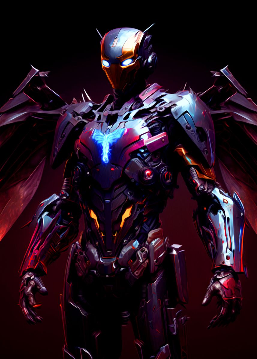 'Super hero with armor' Poster, picture, metal print, paint by khoa ...