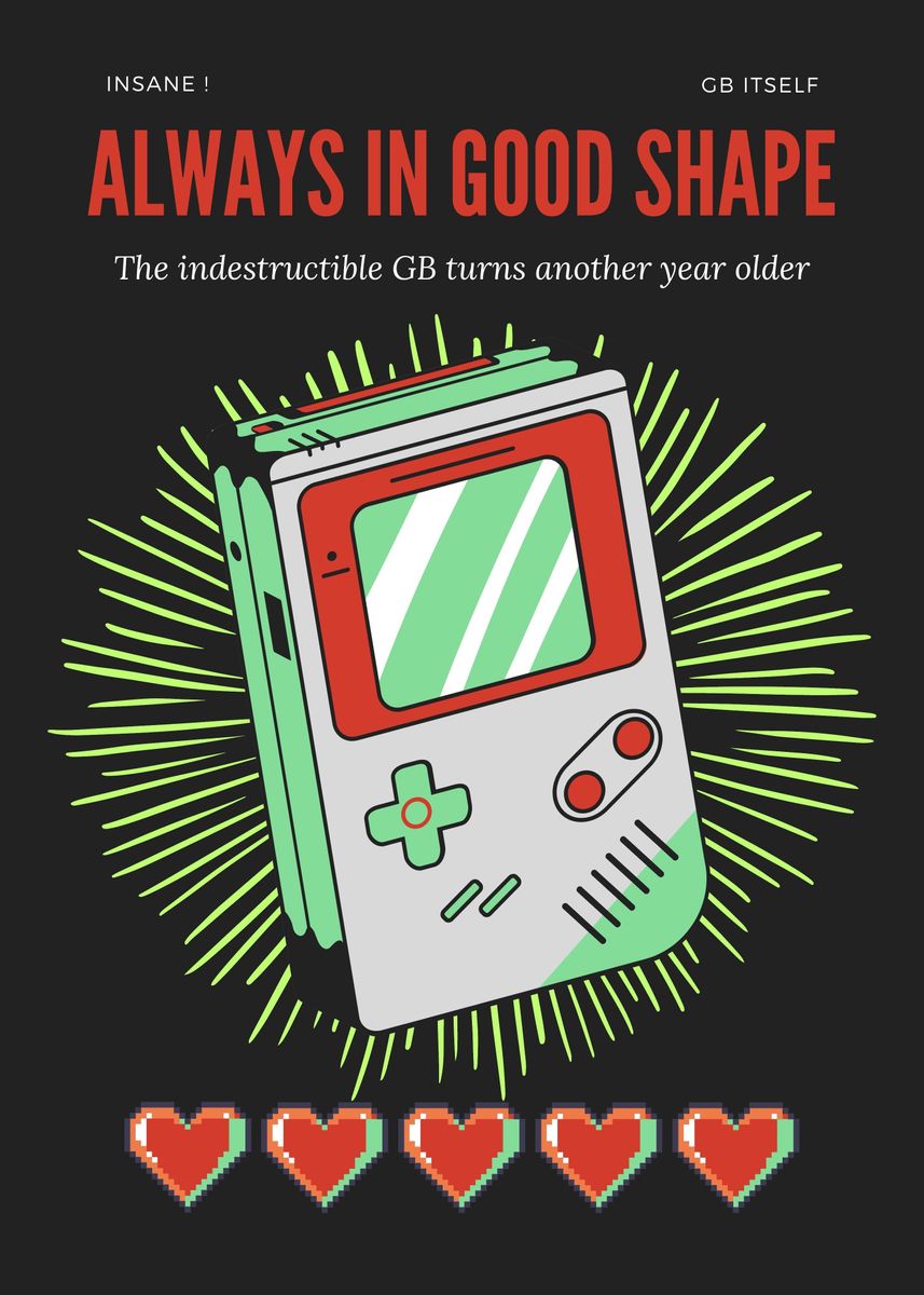 'Always in good shape GB' Poster, picture, metal print, paint by ...