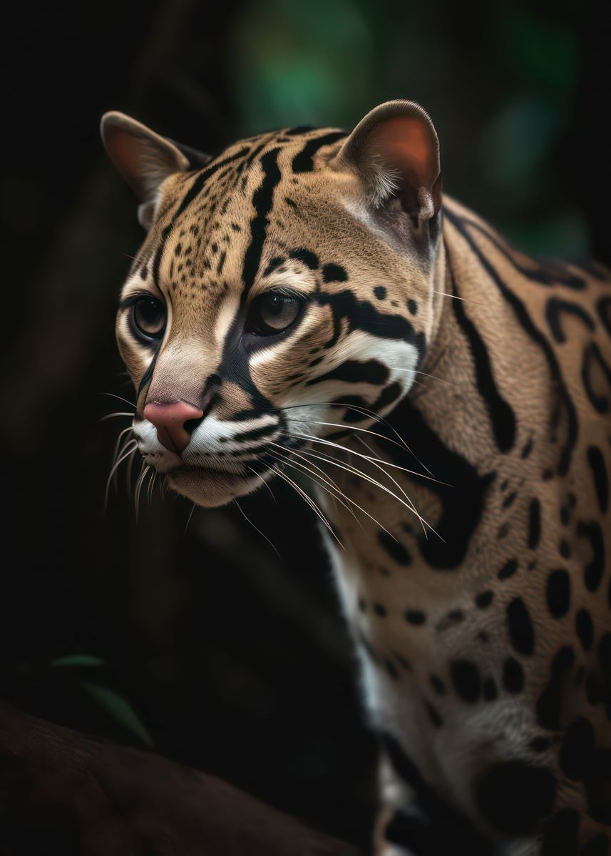 'Gorgeous ocelot' Poster, picture, metal print, paint by Zooscape ...