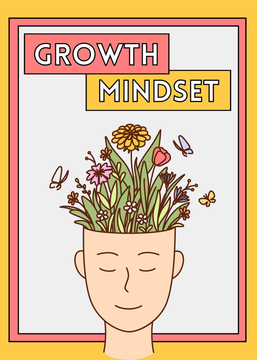 'Growth Mindset' Poster by Anima Art | Displate
