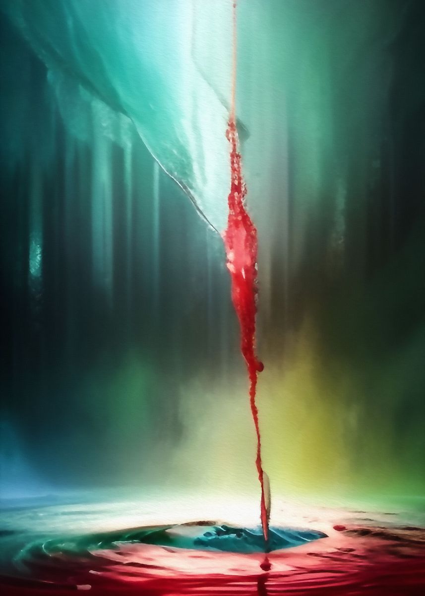 'Last drop of life' Poster, picture, metal print, paint by Bruce Rolff ...