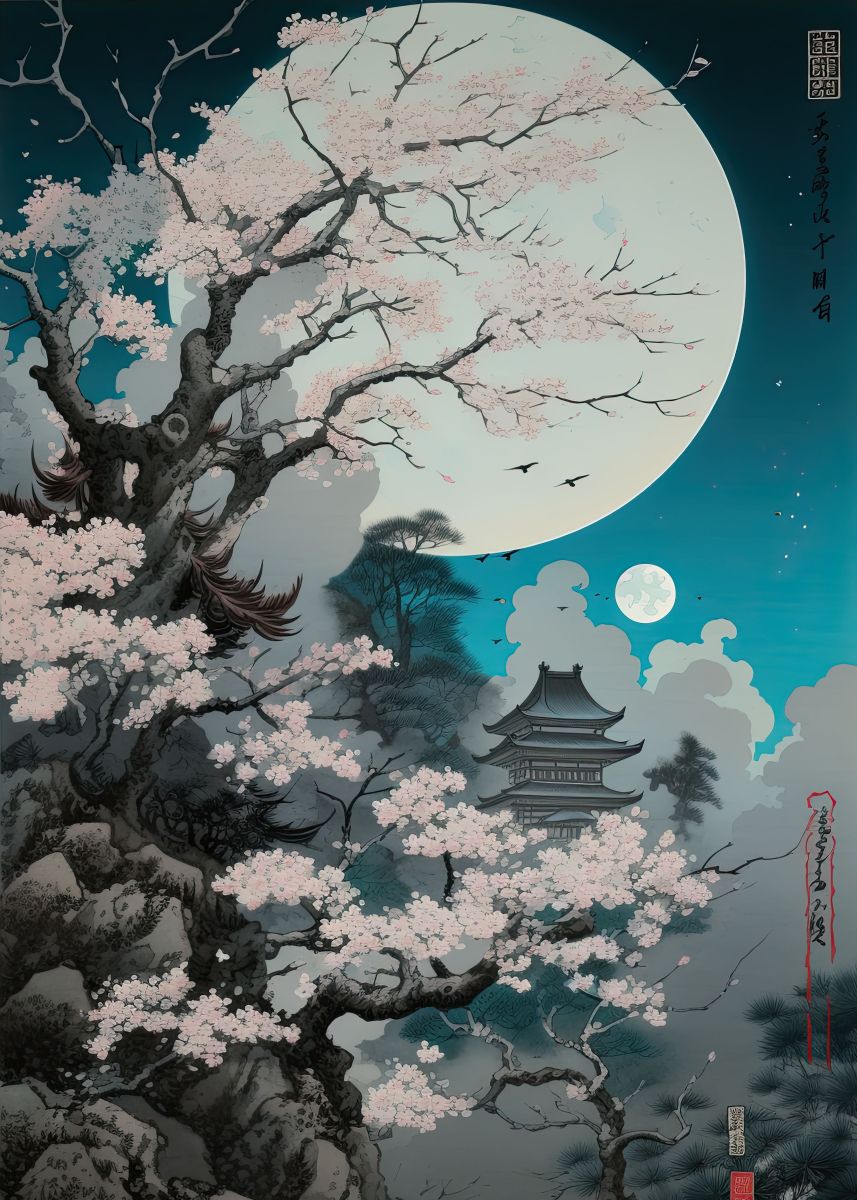 'Cold Night in the Dojo' Poster, picture, metal print, paint by Morphic ...
