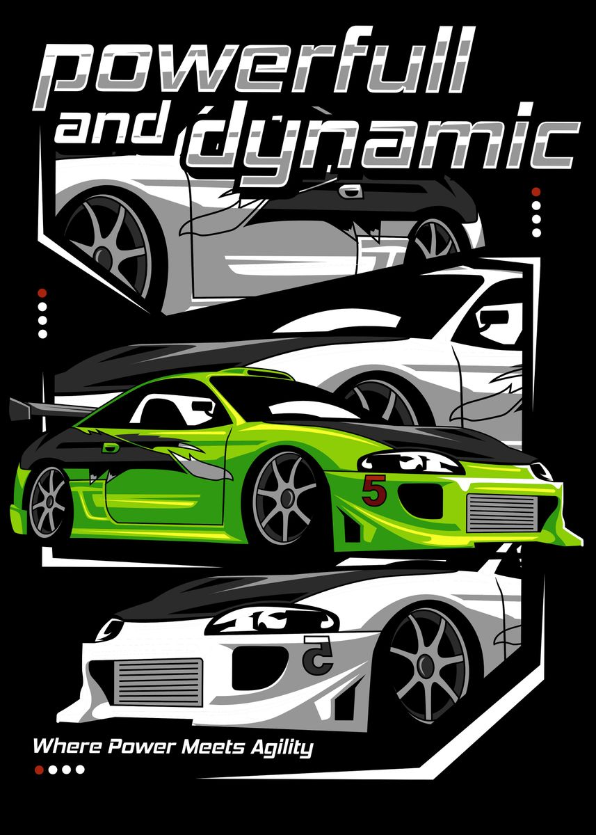 'Powerfull and Dynamic' Poster, picture, metal print, paint by Iqbal ...