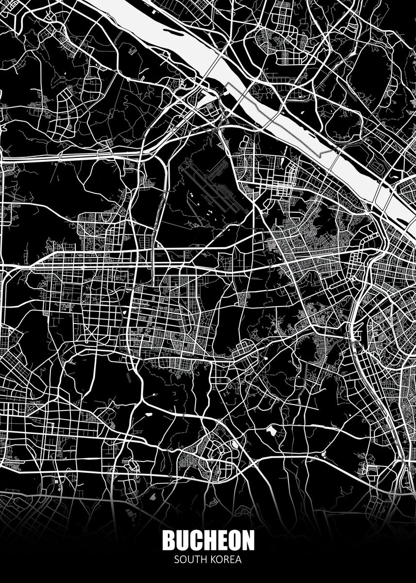 'Bucheon South Korea' Poster by Zake Yonkou | Displate