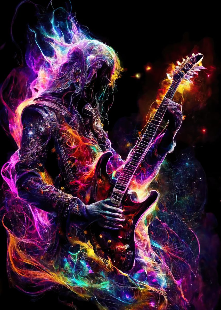 'Heavy Metal' Poster, picture, metal print, paint by PrintYourDigitals ...