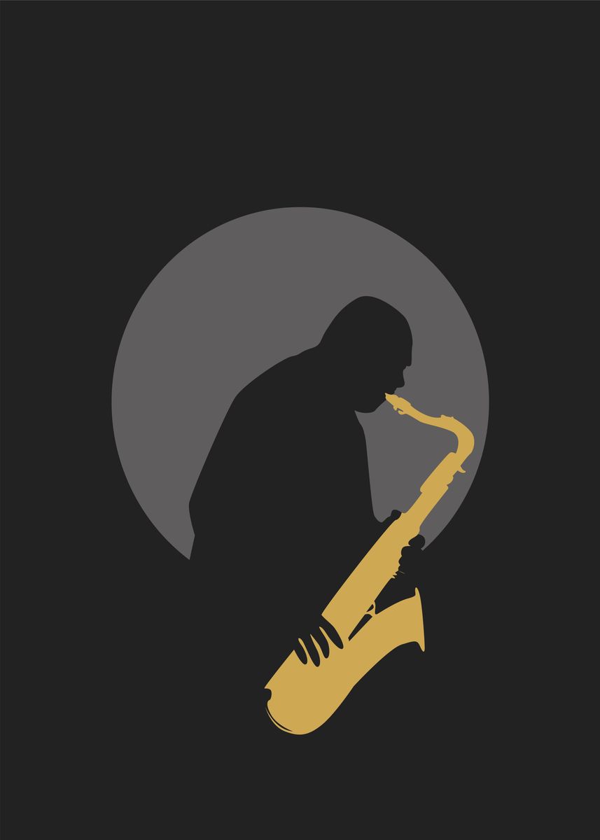 'saxophone 6' Poster, picture, metal print, paint by Ratna Mutia Dewi ...