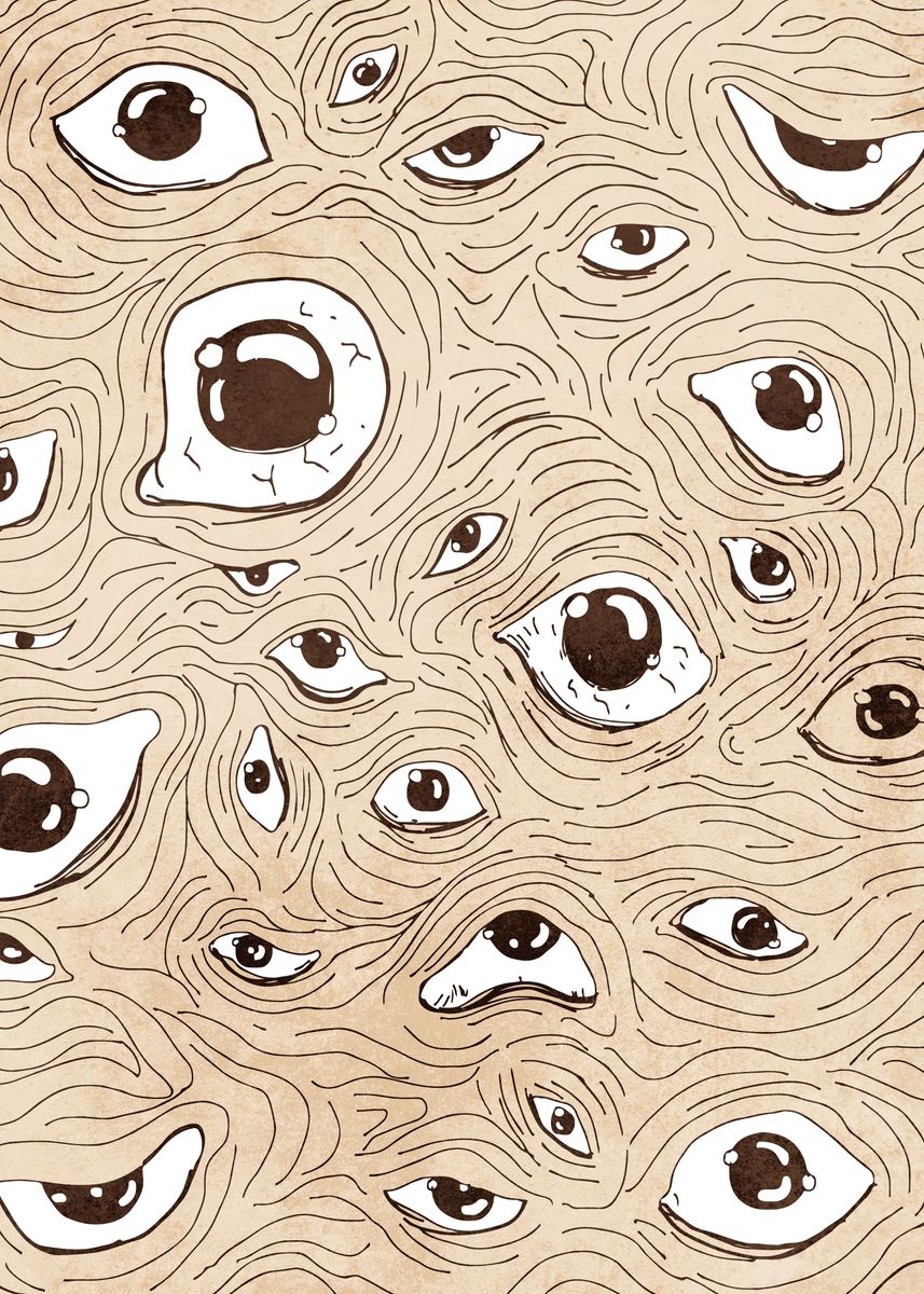'Weirdcore Aesthetic Eyes' Poster by AestheticAlex | Displate