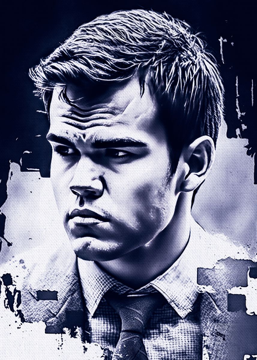 'Magnus' Poster, picture, metal print, paint by Havard | Displate