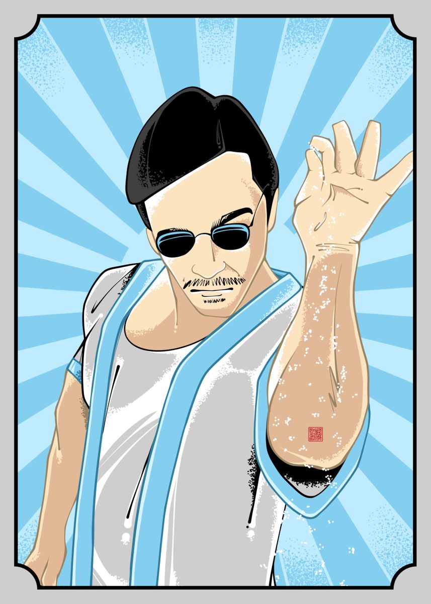 'Salt bae meme' Poster, picture, metal print, paint by Misbahul Munir ...