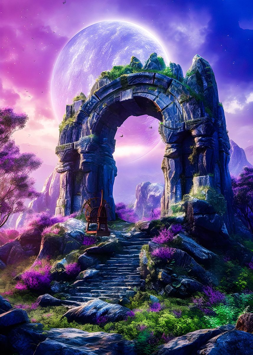 'Portal of Collab' Poster by Alan Frijns | Displate