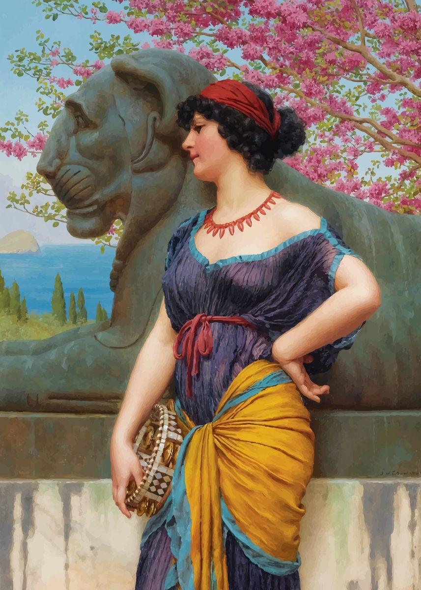 'John William Godward' Poster by ArtGallery | Displate