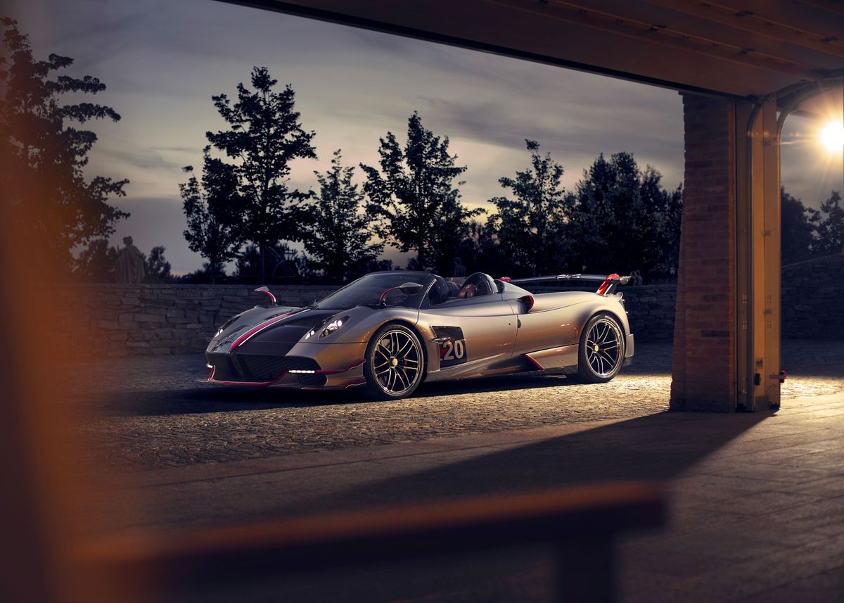 'Pagani Huayra' Poster by Indi Creator | Displate