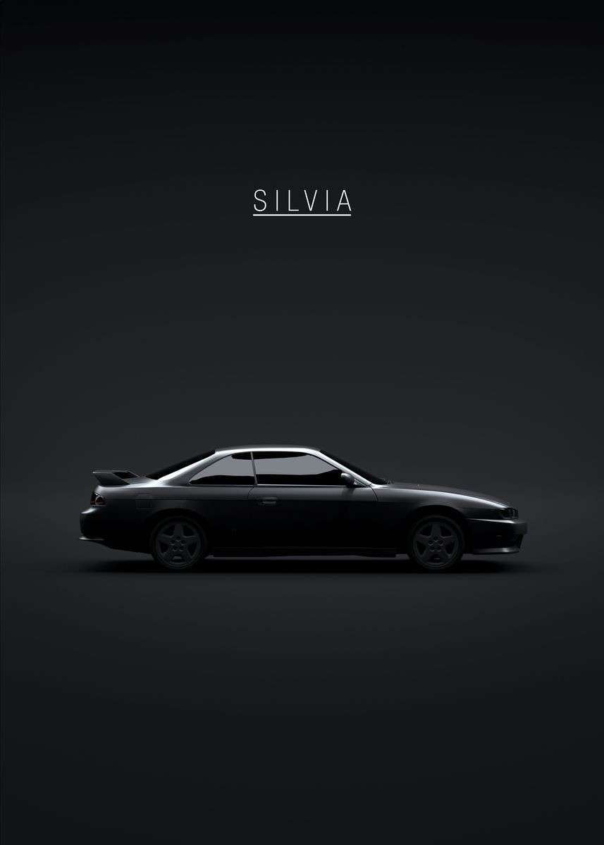 '1998 Nissan Silvia Ks AERO' Poster, picture, metal print, paint by 21 ...