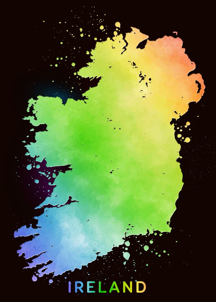 'Ireland' Poster by Terrance Seay | Displate