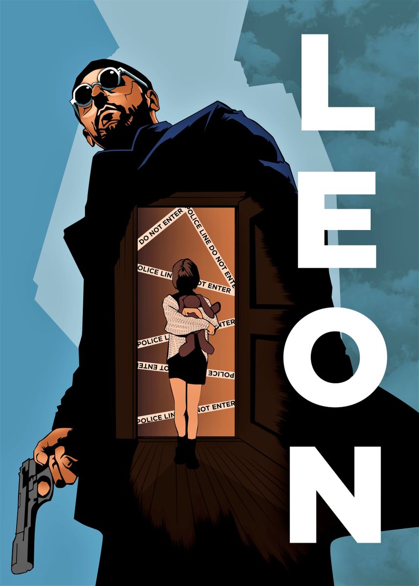' LEON The professional' Poster, picture, metal print, paint by geeks ...