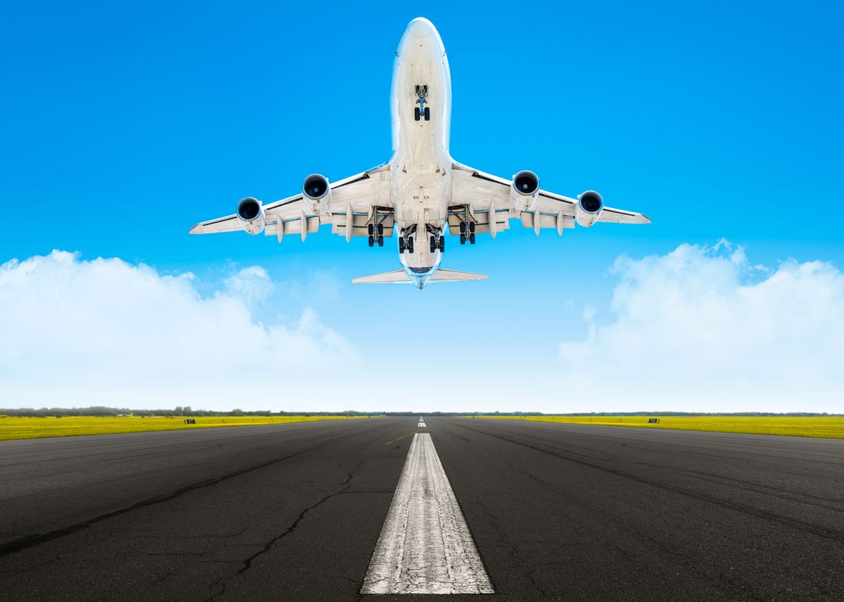 'take off' Poster by Frank Peters | Displate