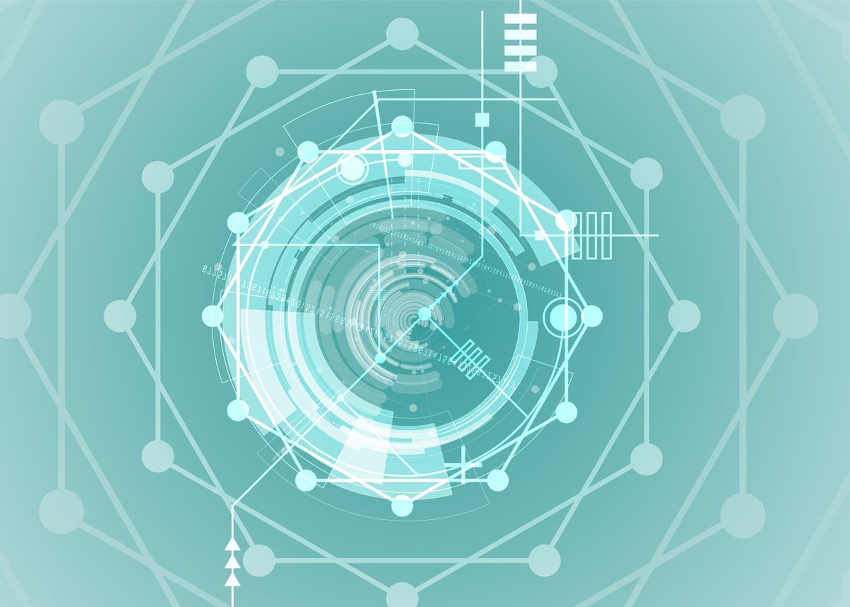 'Abstract technology' Poster by Vs 1489 | Displate