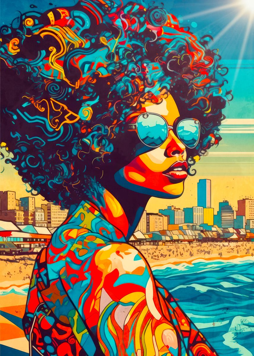 'Boitumelo' Poster, picture, metal print, paint by Havard | Displate