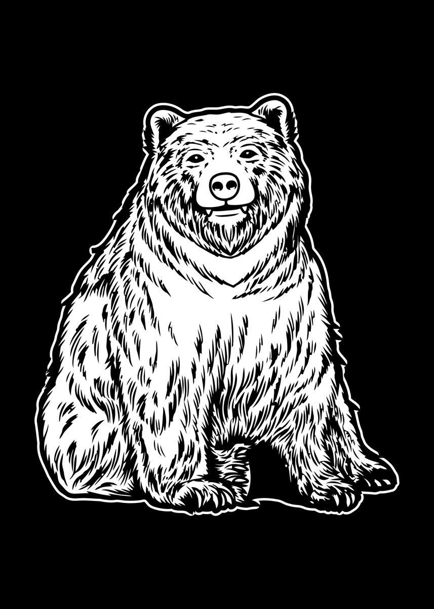 'Hunter BnW 06' Poster, picture, metal print, paint by hendra pratama ...