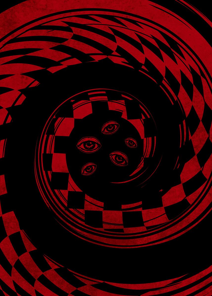 'Weirdcore Aesthetic Horror' Poster, picture, metal print, paint by ...