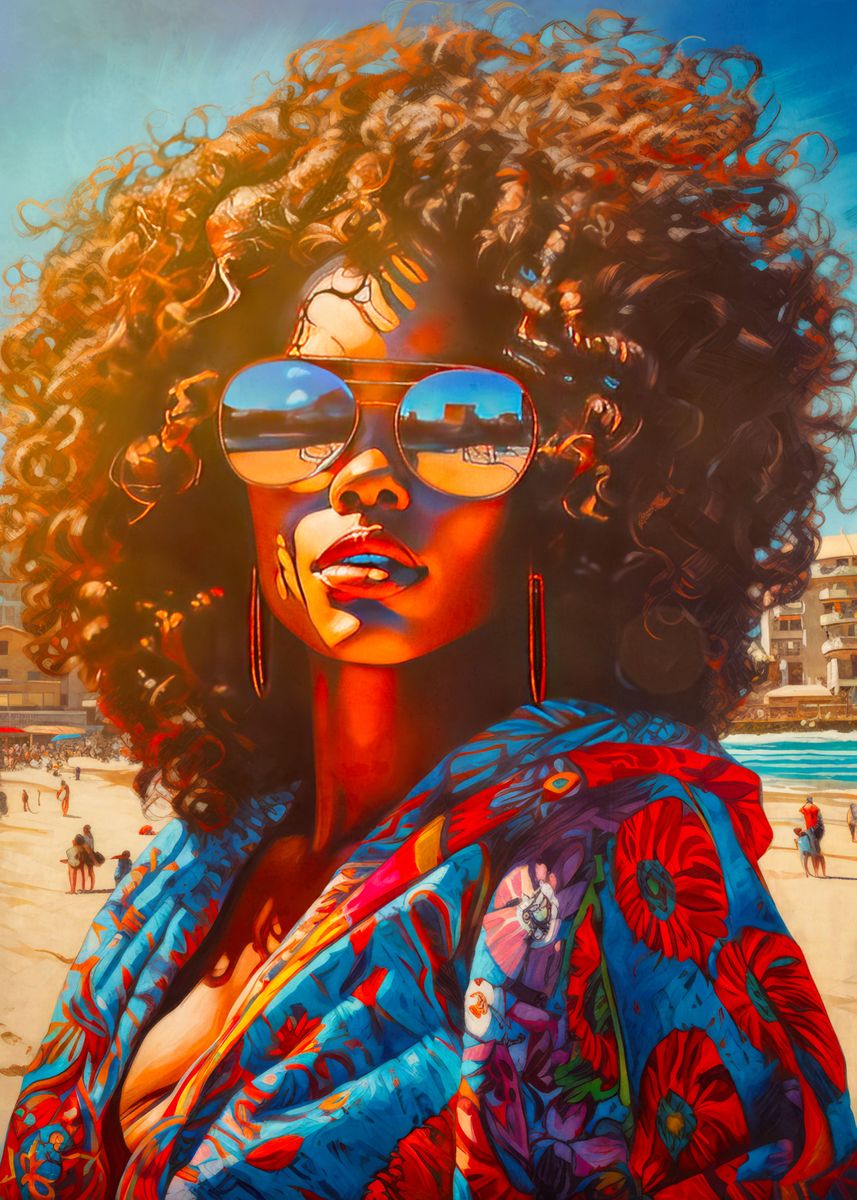 'Tinashe' Poster, picture, metal print, paint by Havard | Displate